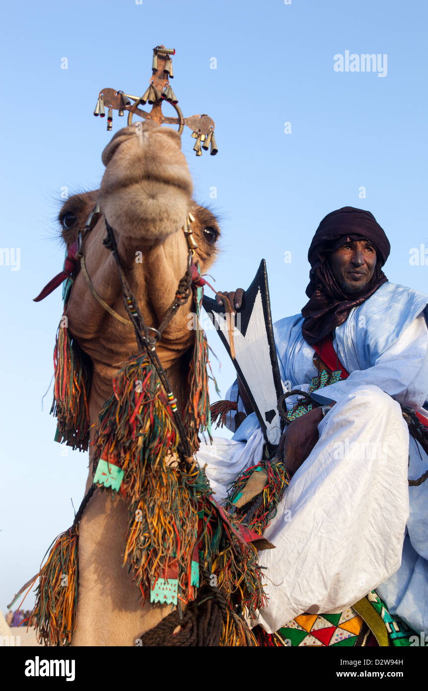 Taureg on camel in Timbuktu Mali Stock Photo - Alamy