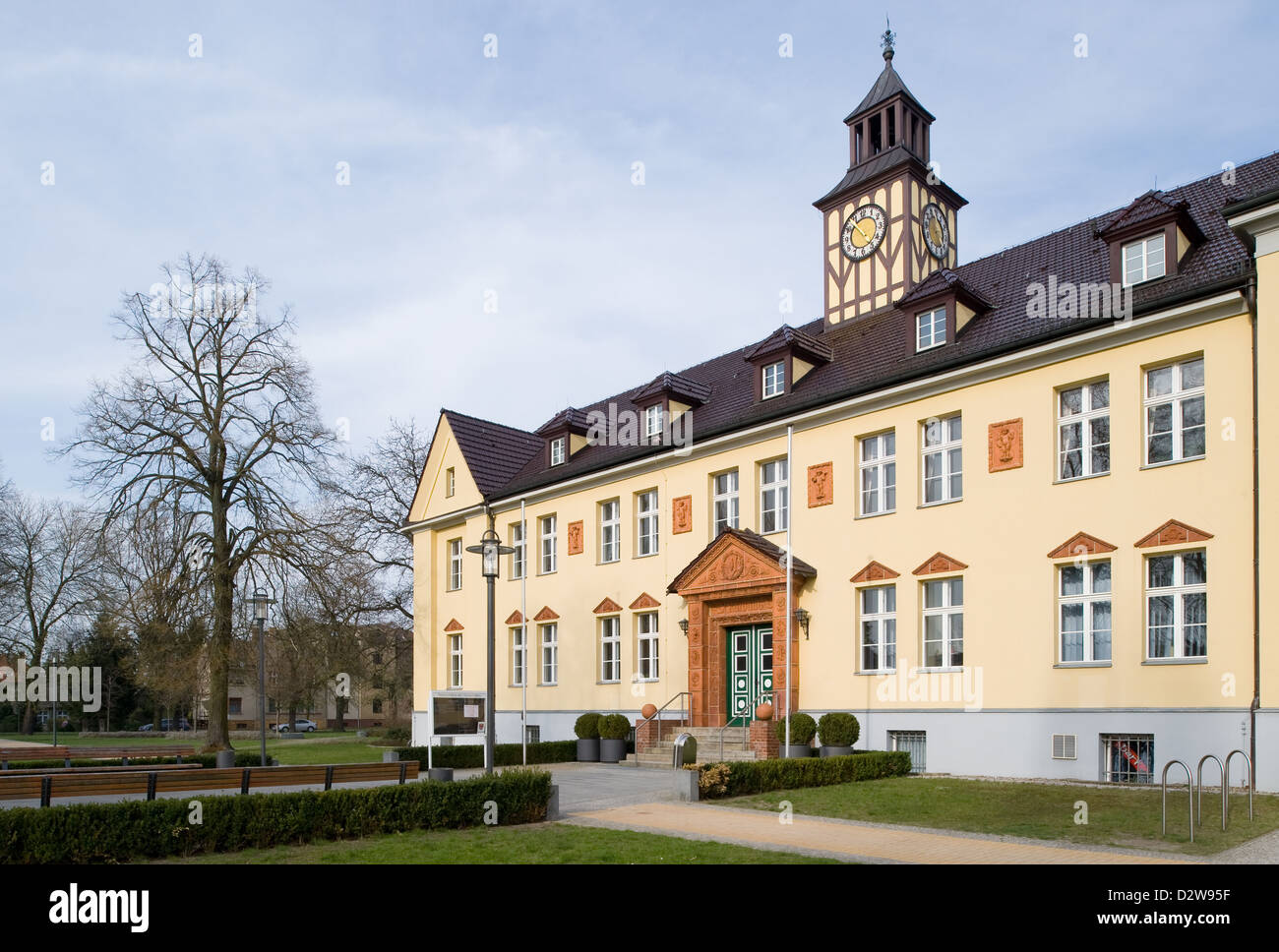 Velten, Germany, City Hall Stock Photo - Alamy