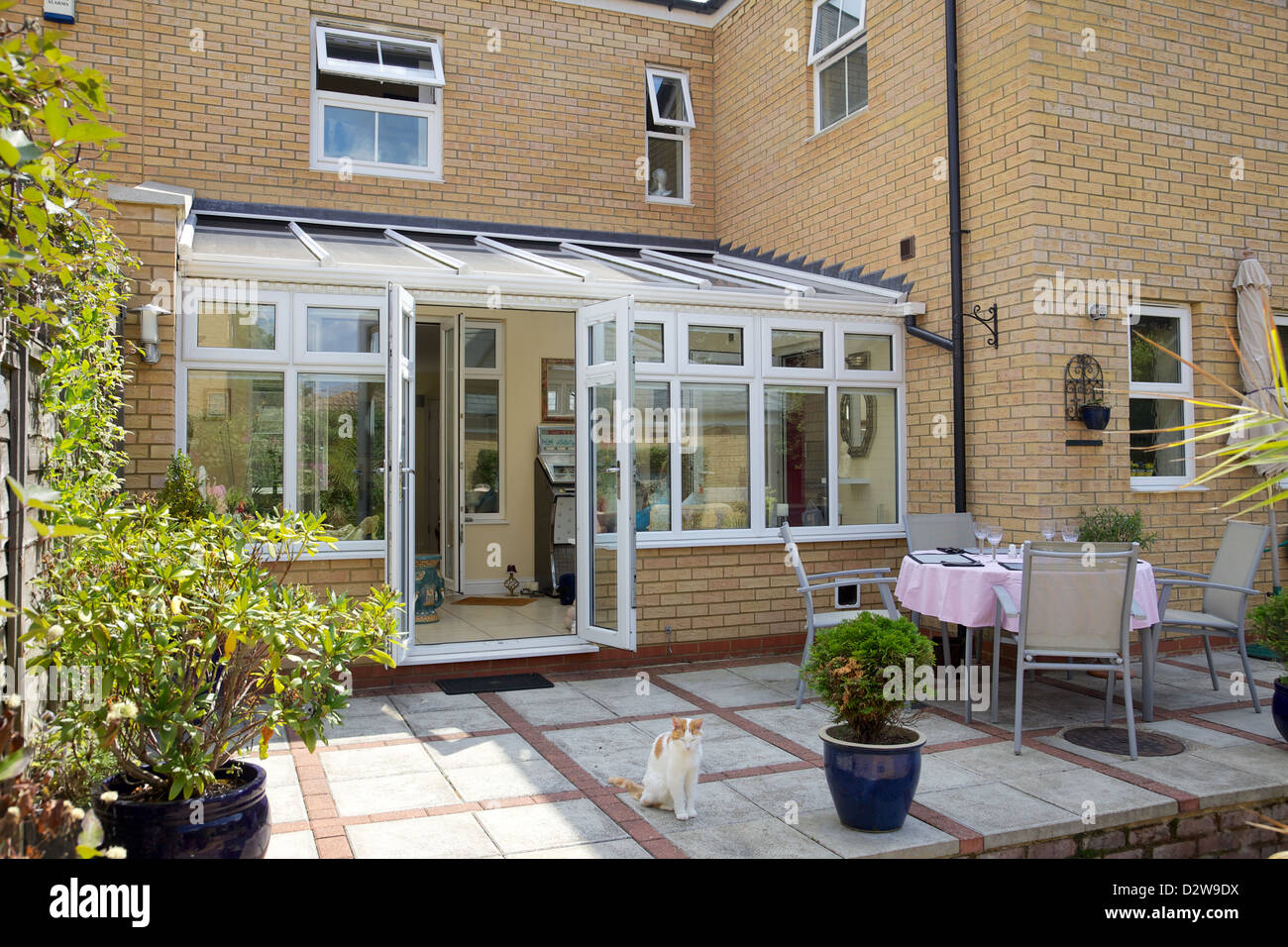 A modern house with PVC windows and doors in Bedfordshire, England ...