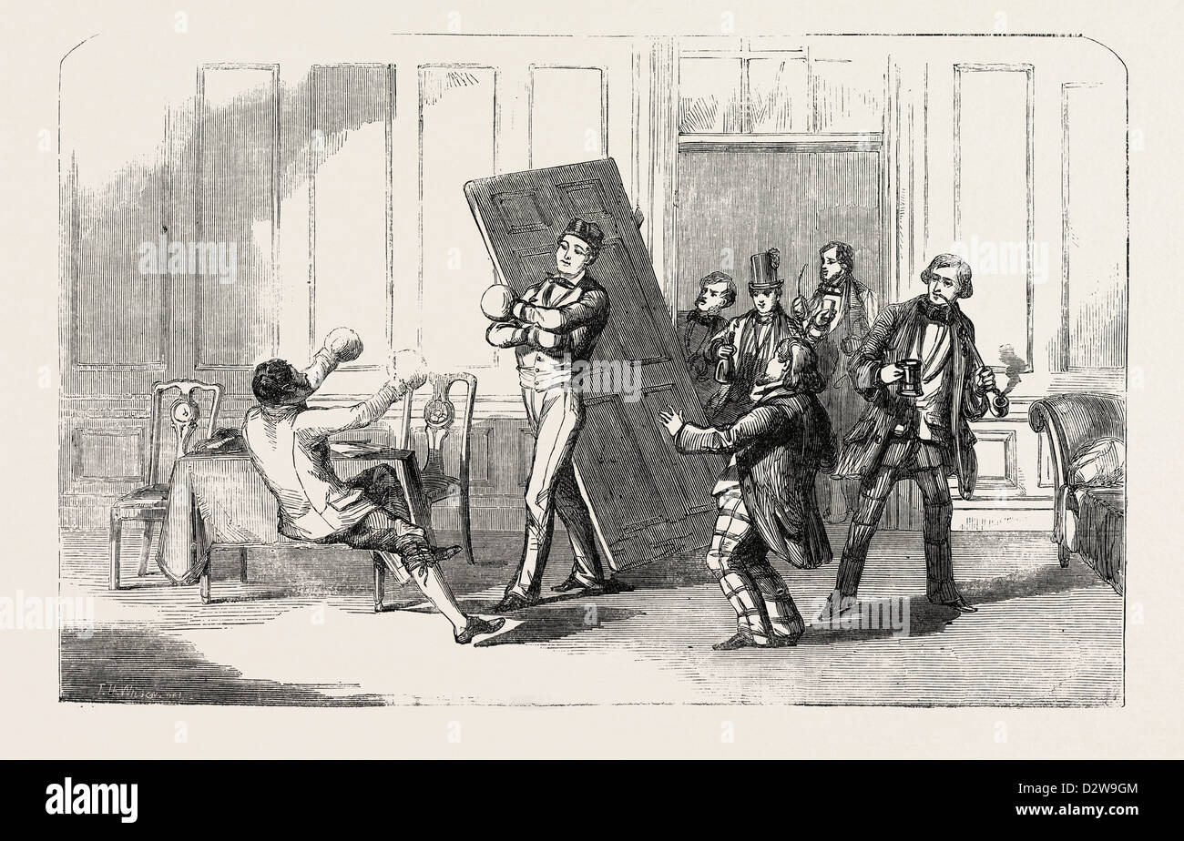 SCENE FROM THE NEW FARCE OF THE SLOW MAN AT THE ADELPHI THEATRE LONDON ...