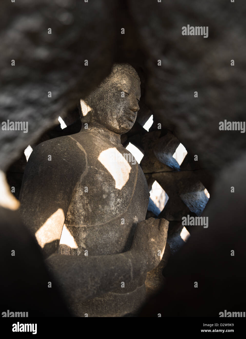 Inside borobudur temple hi-res stock photography and images - Alamy