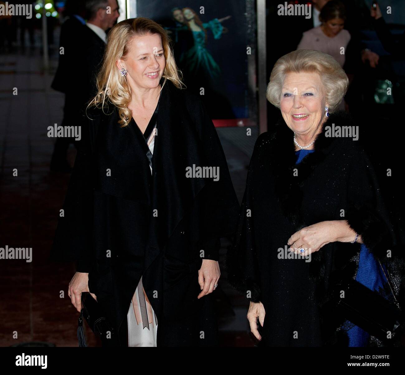 Queen Beatrix of the Netherlands and Princess Mabel van Oranje Nassau ...