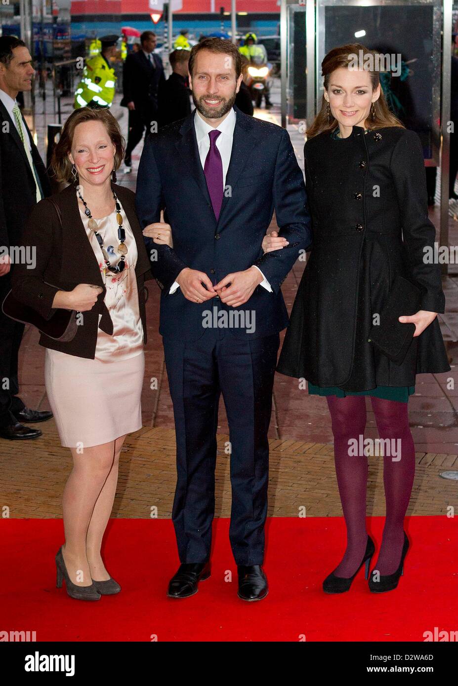 Princess Margarita, Mr. Tjalling ten Cate and Princess Aimee van Oranje ...