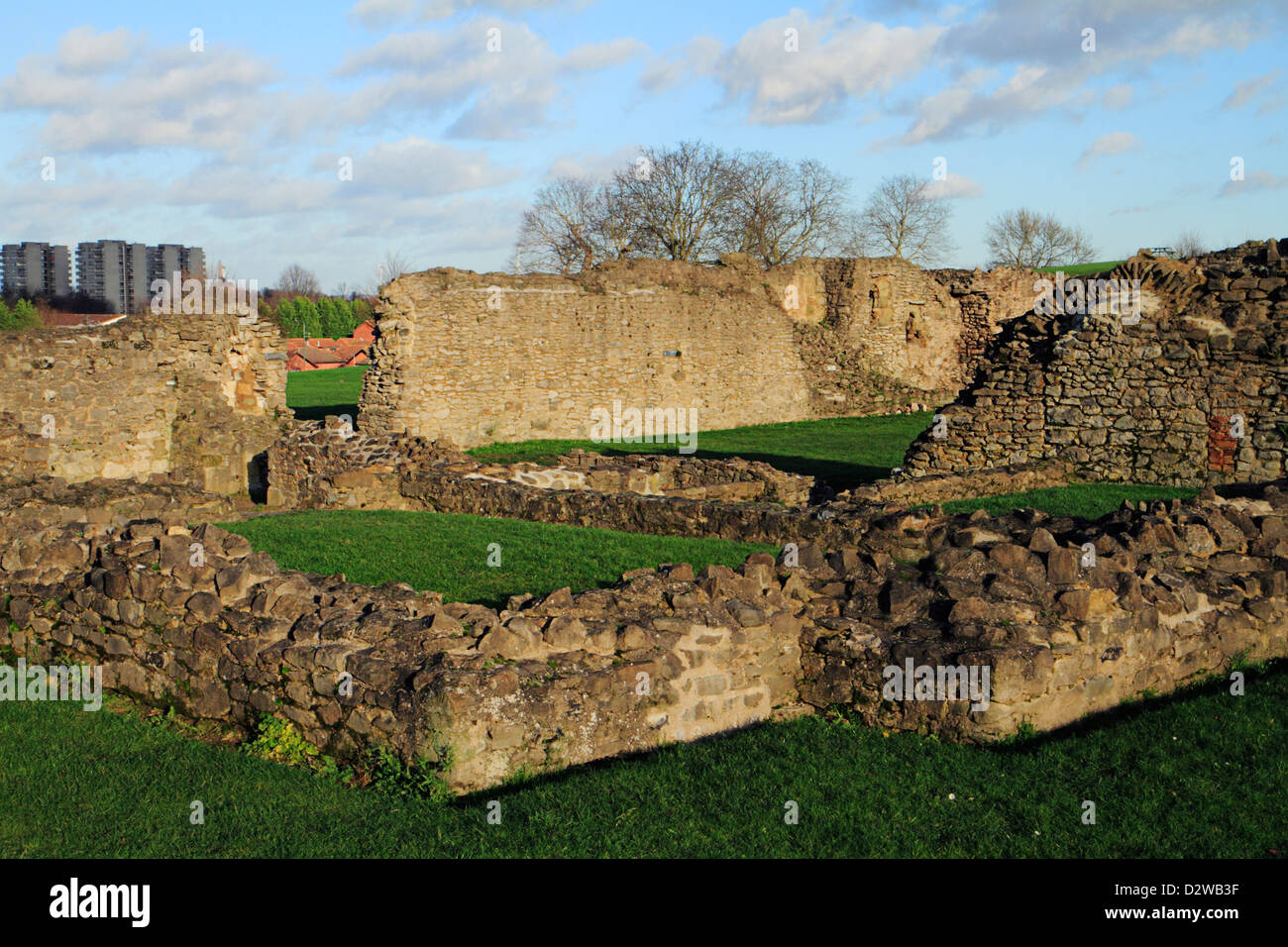 Ruins of Lesnes Abbey, Abbey Wood, London, UK Stock Photo - Alamy