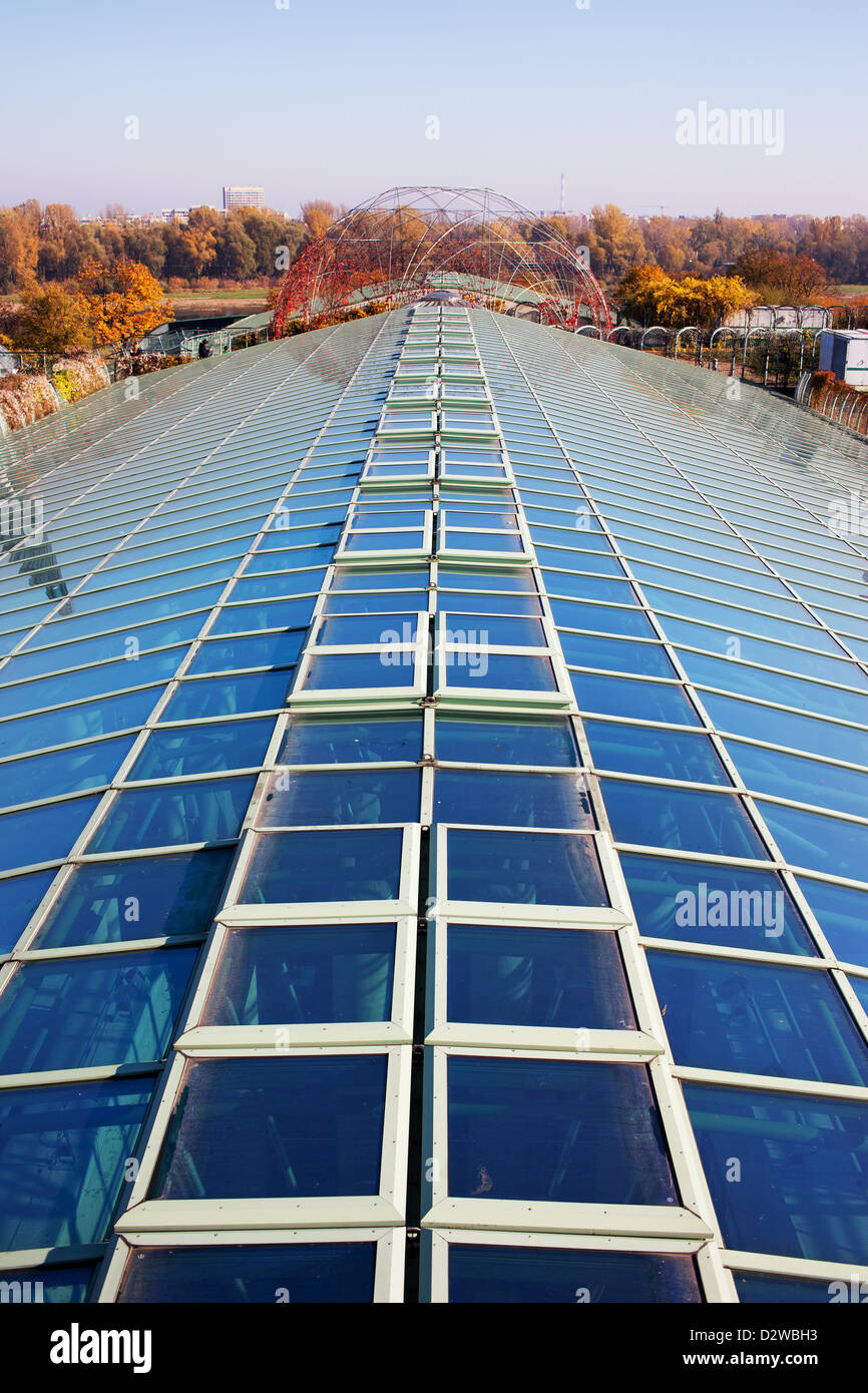 Glass roof of the Warsaw University Library, Poland Stock Photo - Alamy