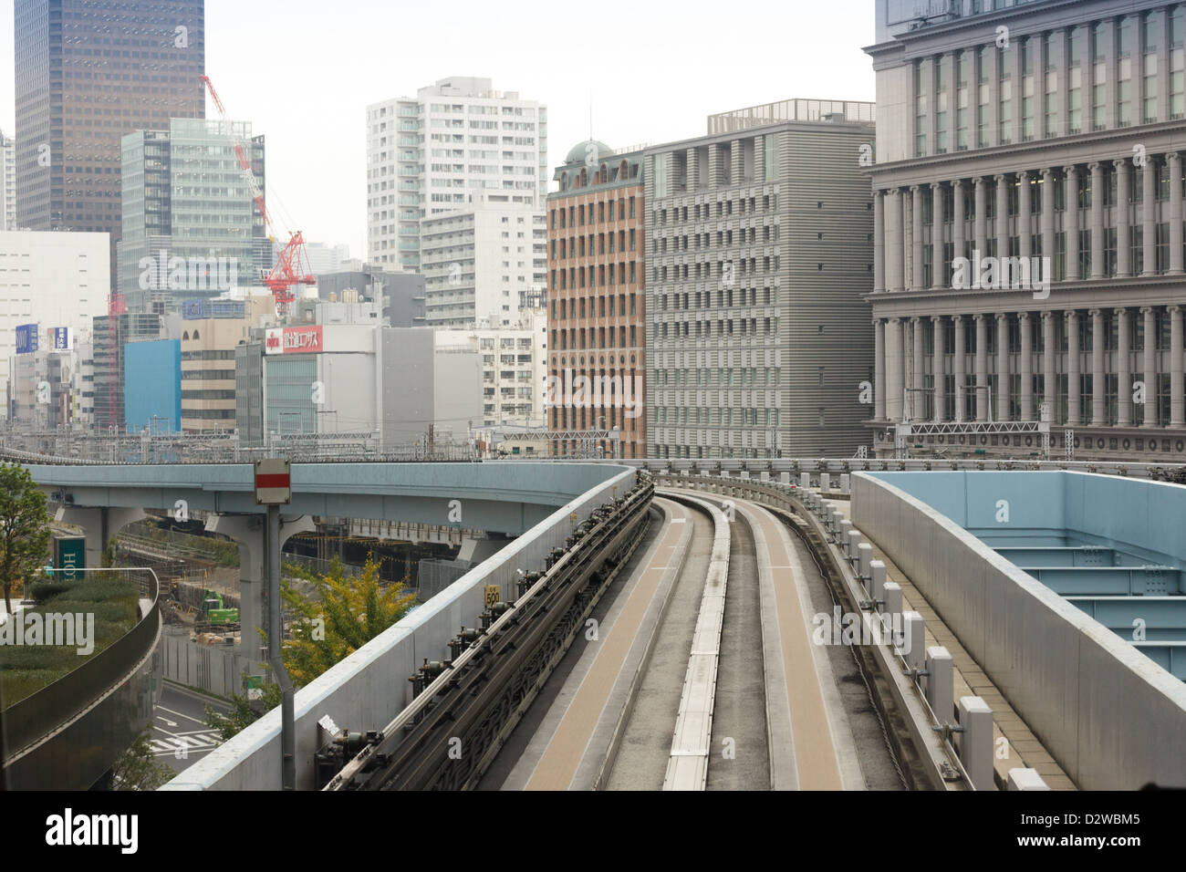 Tokyo New Transit Waterfront metro Line, automated transit system which ...