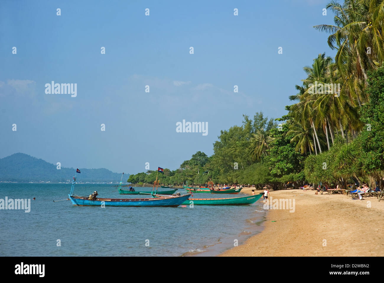 Kep, Cambodia, the beach of the Rabbit Iceland Stock Photo - Alamy