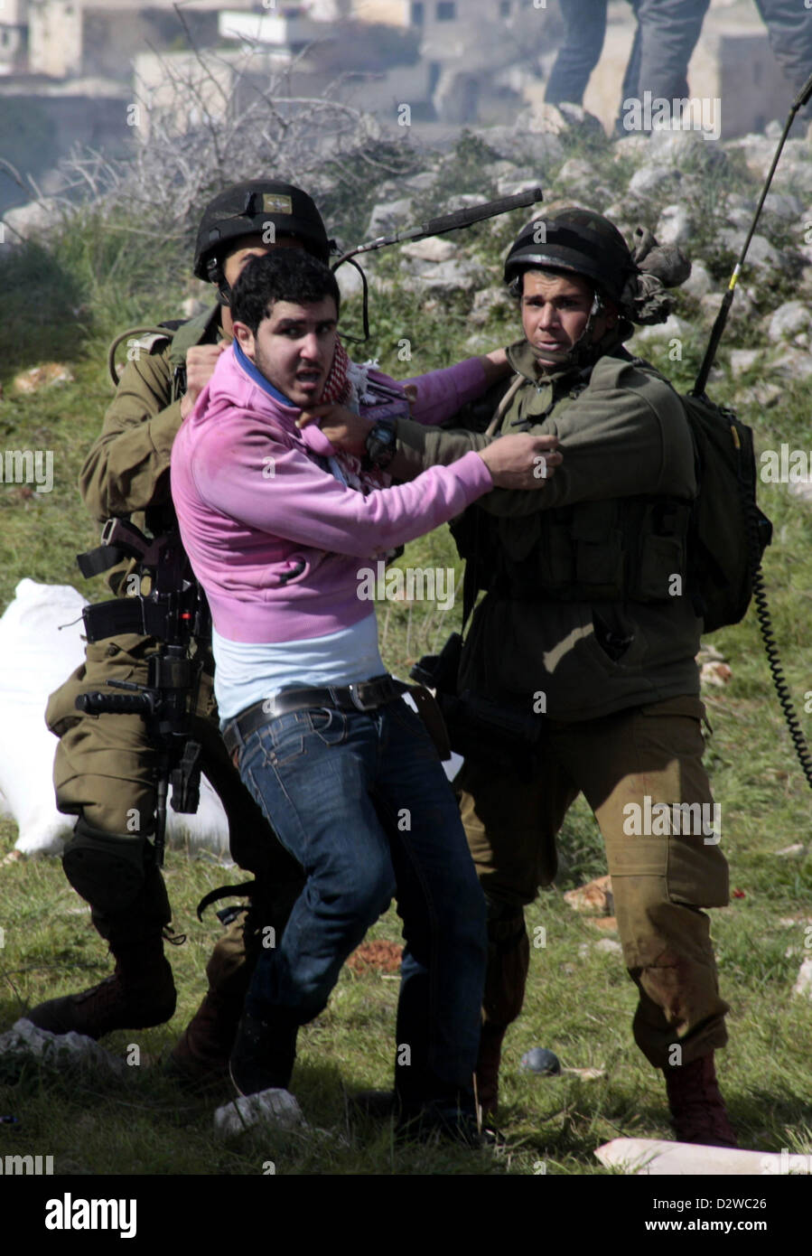 Feb. 2, 2013 - Nablus, West Bank, Palestinian Territory - Israeli ...