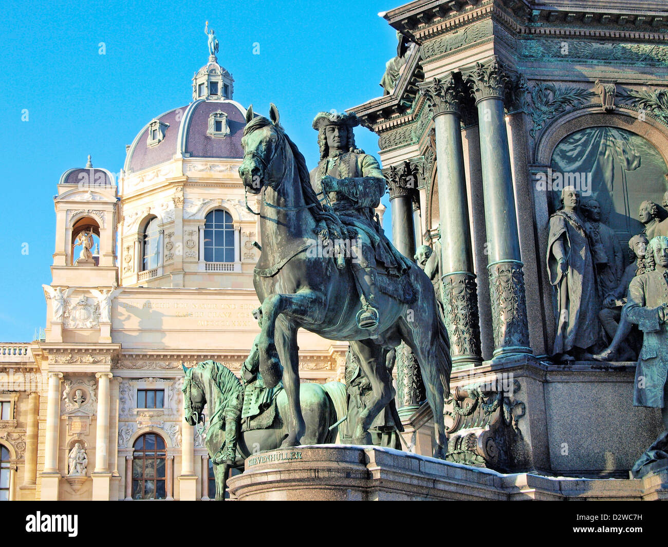 Austria vienna statue monument detail hi-res stock photography and ...