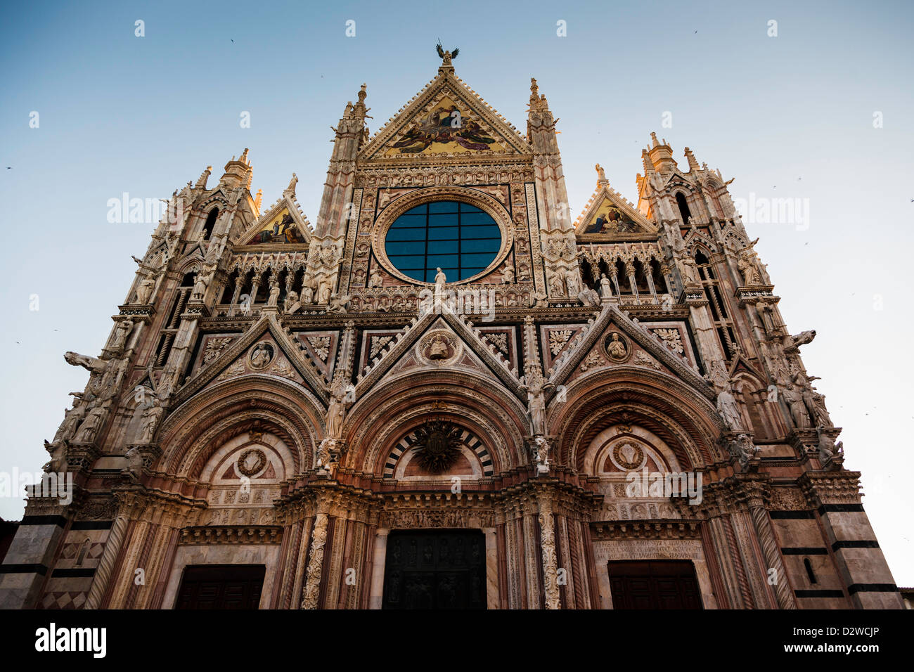 The front face of Siena Cathedral, Tuscany, Italy Stock Photo - Alamy