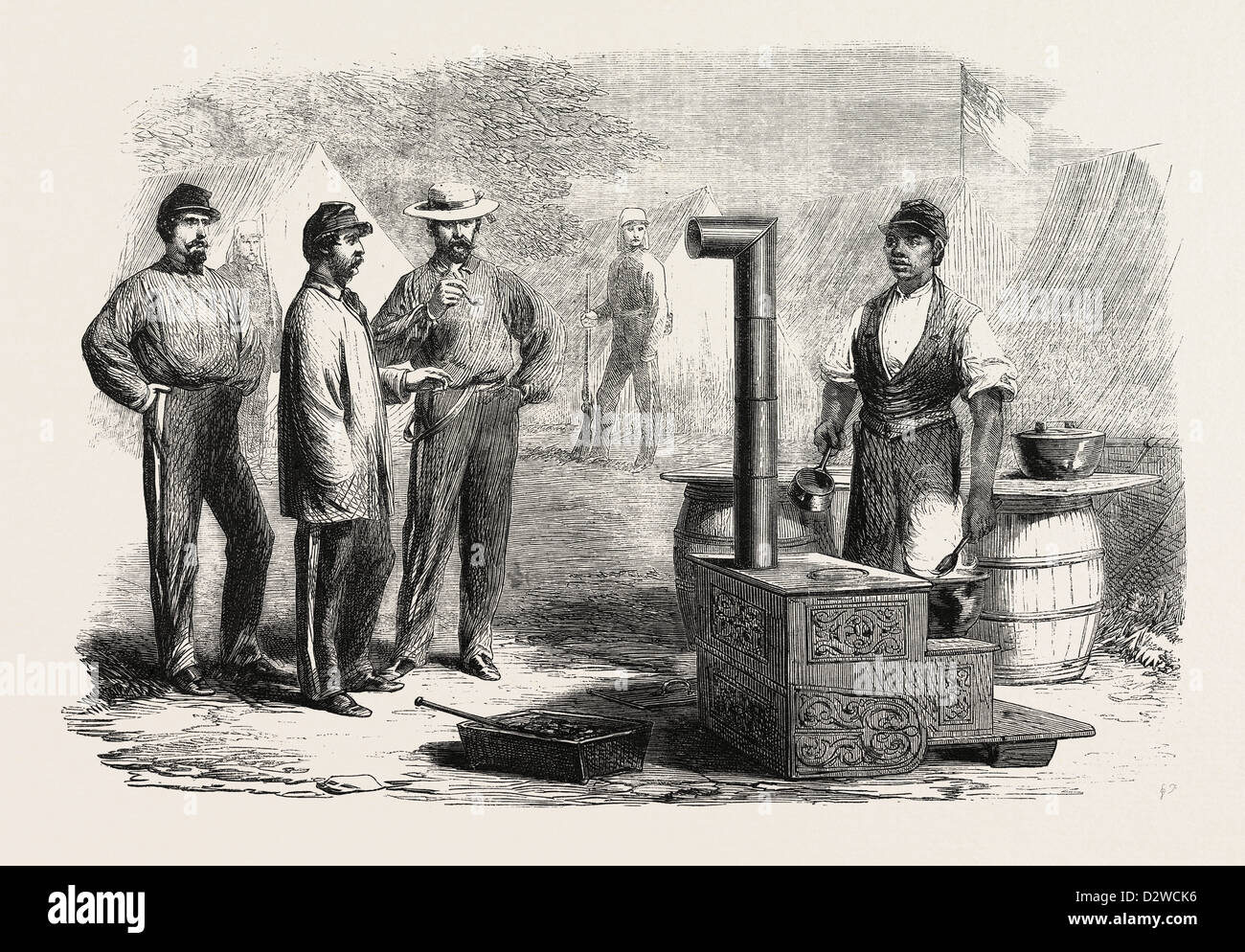 THE CIVIL WAR IN AMERICA: OUR KITCHEN IN THE CAMP OF THE 2ND NEW YORK ...