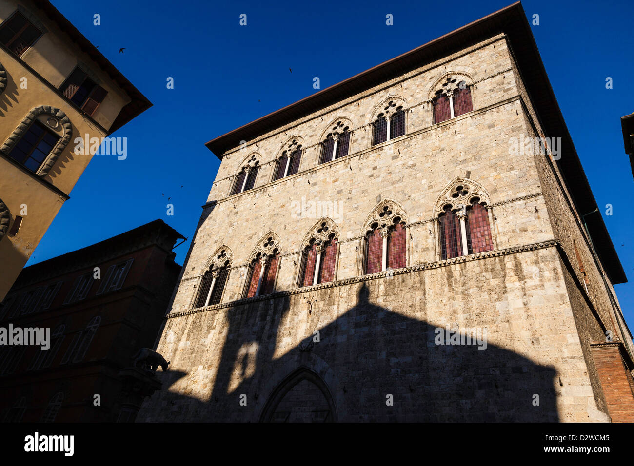 Renaissance Palazzo, Siena, Tuscany Stock Photo - Alamy