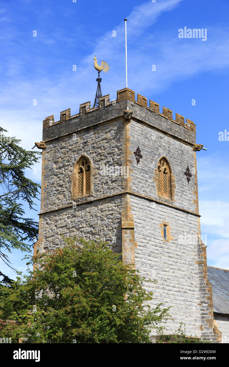 Church with weather vane hi-res stock photography and images - Alamy