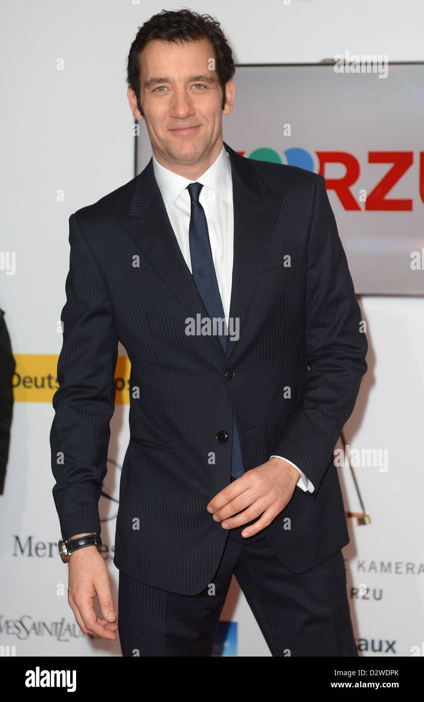 British actor Clive Owen arrives for the 48th Golden Camera award ...