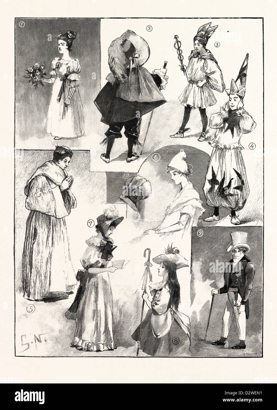 SKETCHES AT THE LADY MAYORESS'S CHILDREN'S BALL MANSION HOUSE LONDON ...