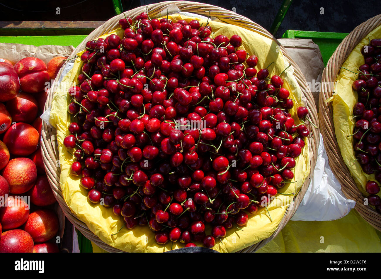 Cherries in sugar hi-res stock photography and images - Alamy
