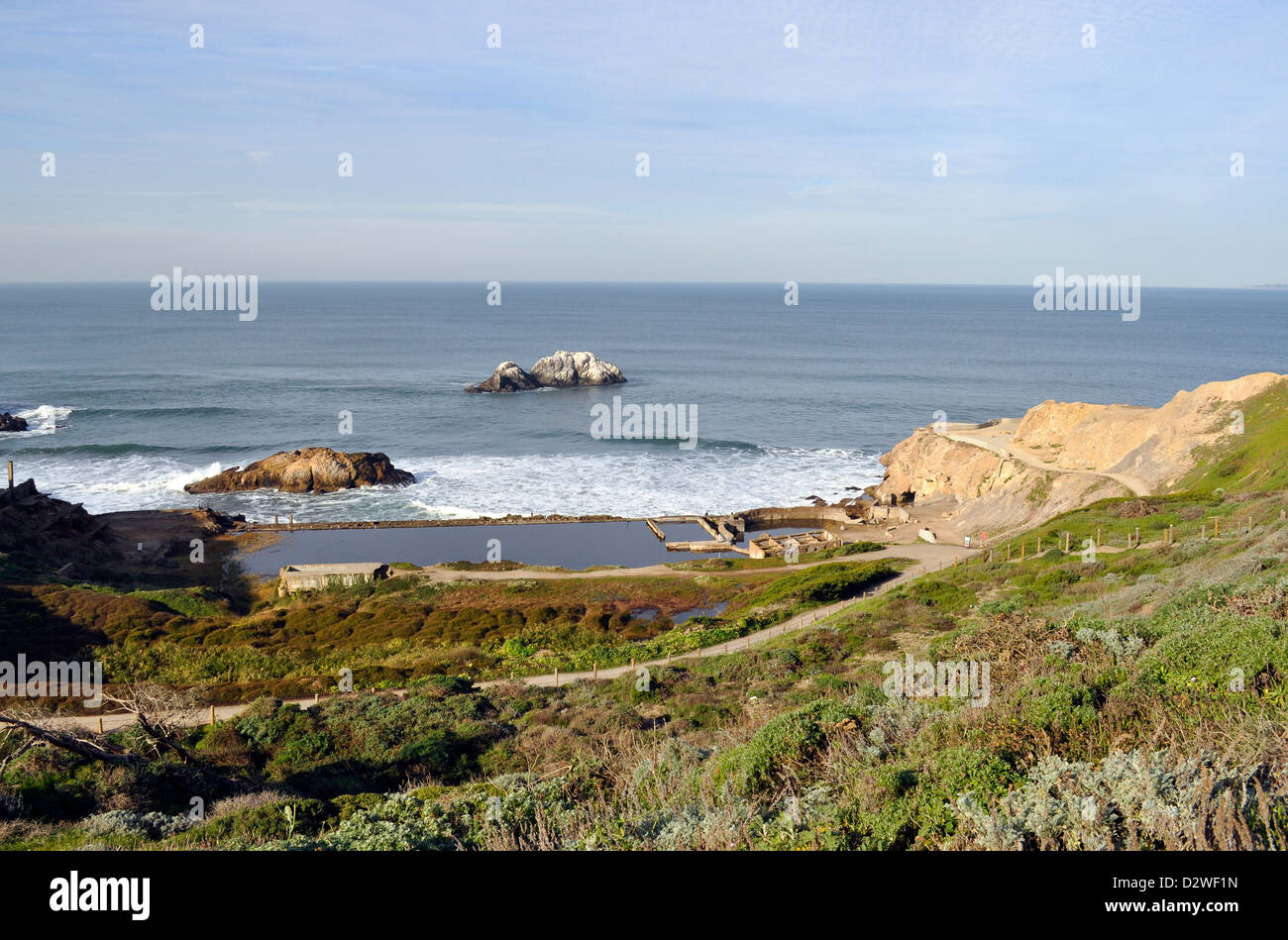 Sutro Bath Ruins, Seal Rocks, Golden Gate National Recreation Area, San ...