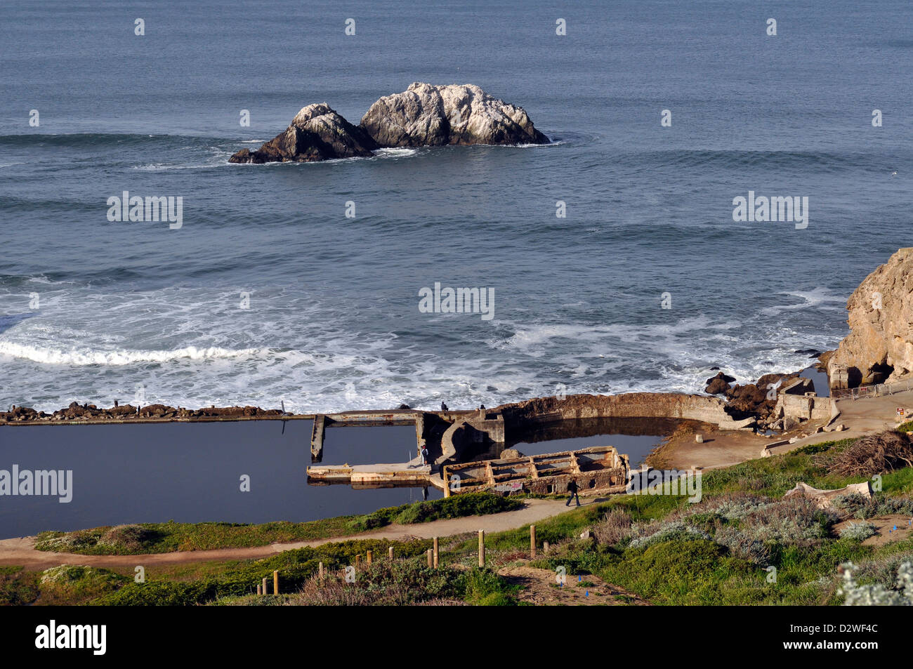 Sutro Bath Ruins, Seal Rocks, Golden Gate National Recreation Area, CA ...
