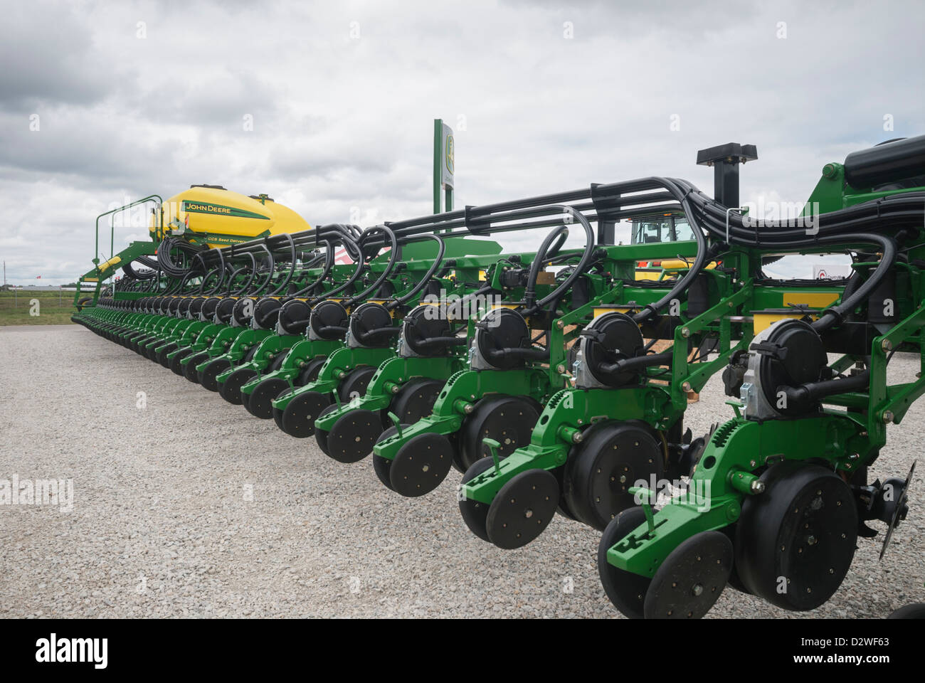 John Deere Farm Equipment up close Stock Photo - Alamy