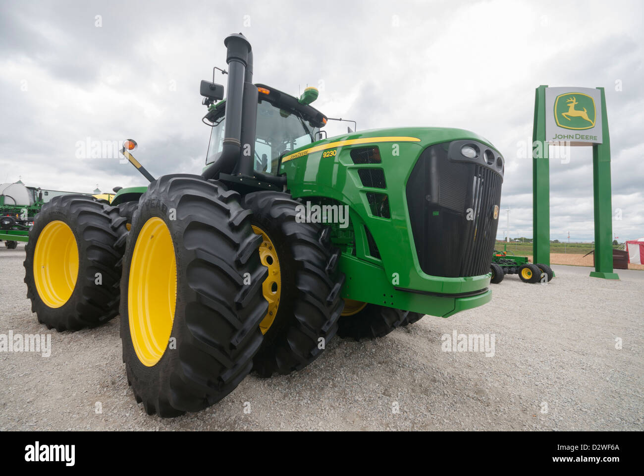 John Deere Farm Equipment up close Stock Photo - Alamy