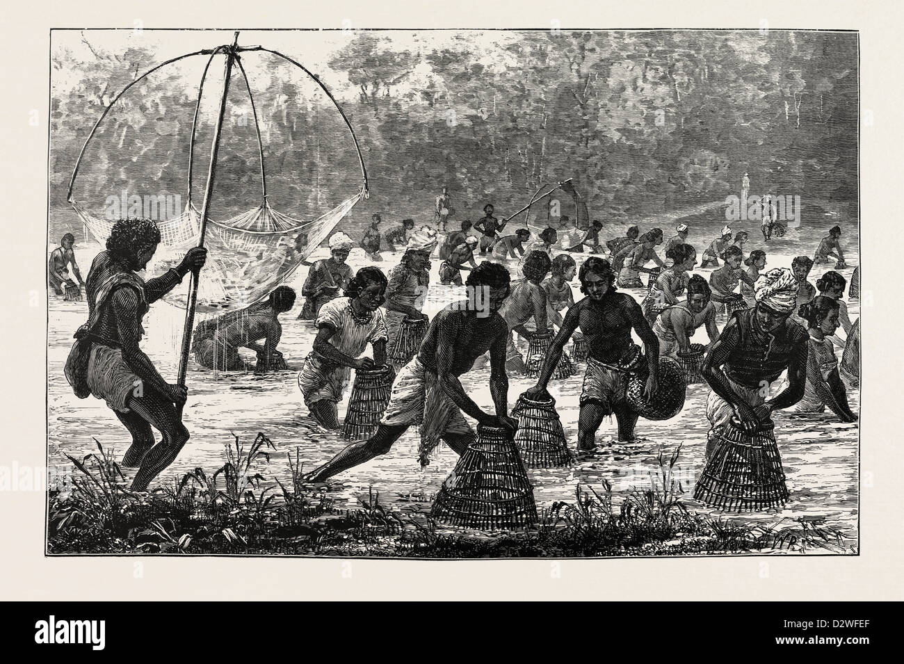 BEEL-FISHING IN ASSAM Stock Photo - Alamy