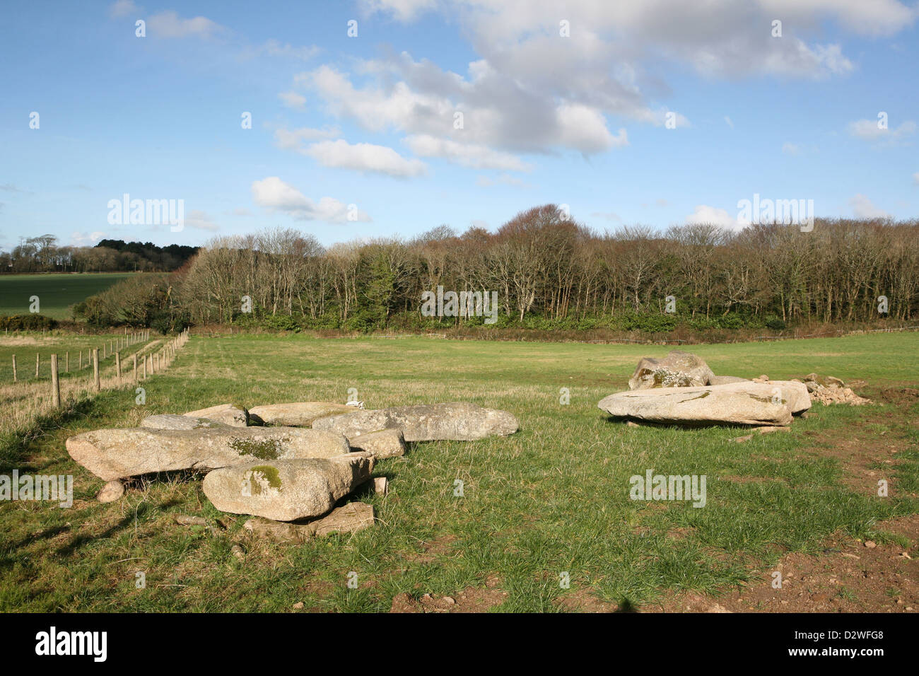 Giants Quoit Carwynnen Cornwall Stock Photo - Alamy