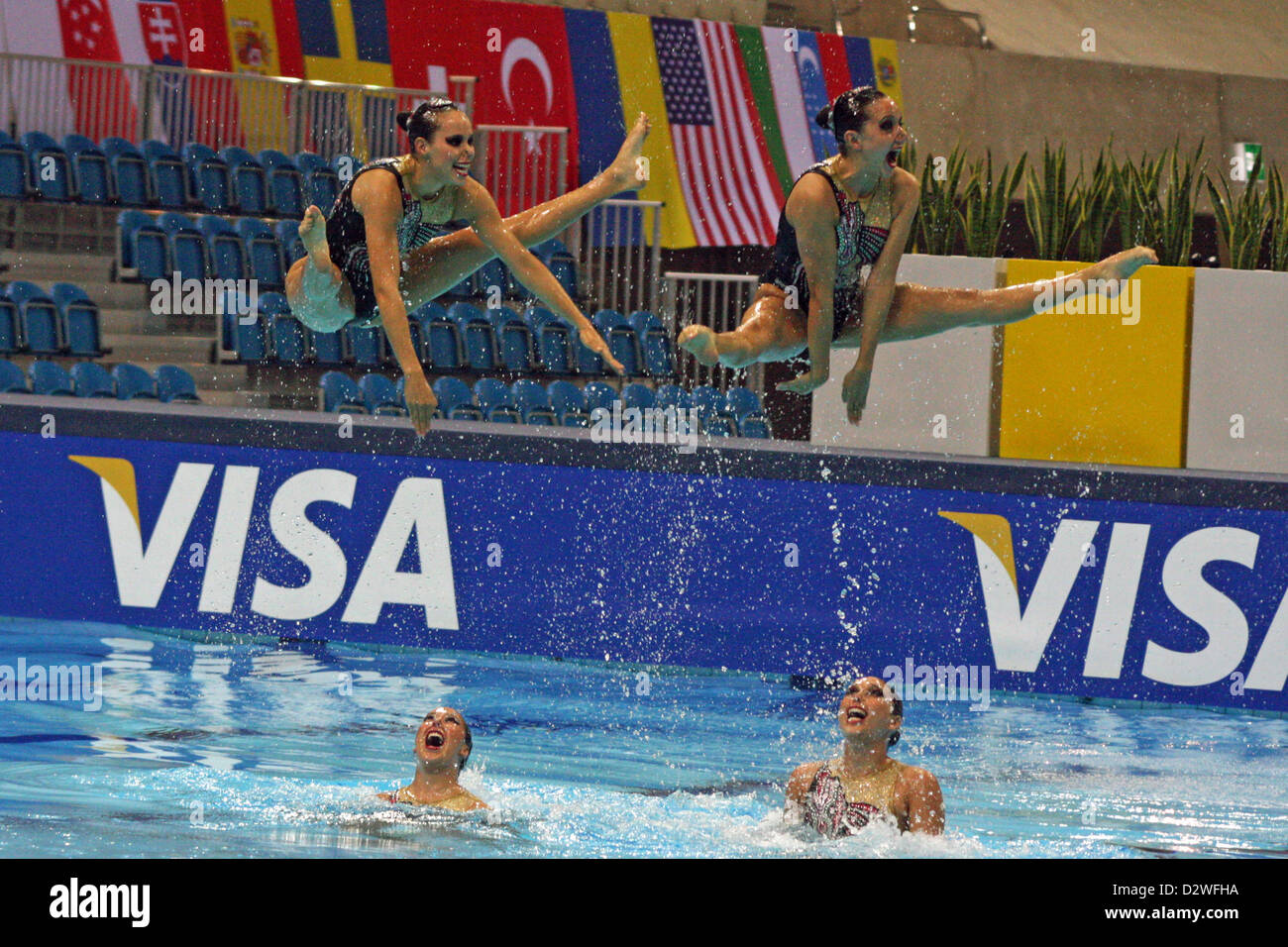 Synchronised swimmer hand hi-res stock photography and images - Alamy