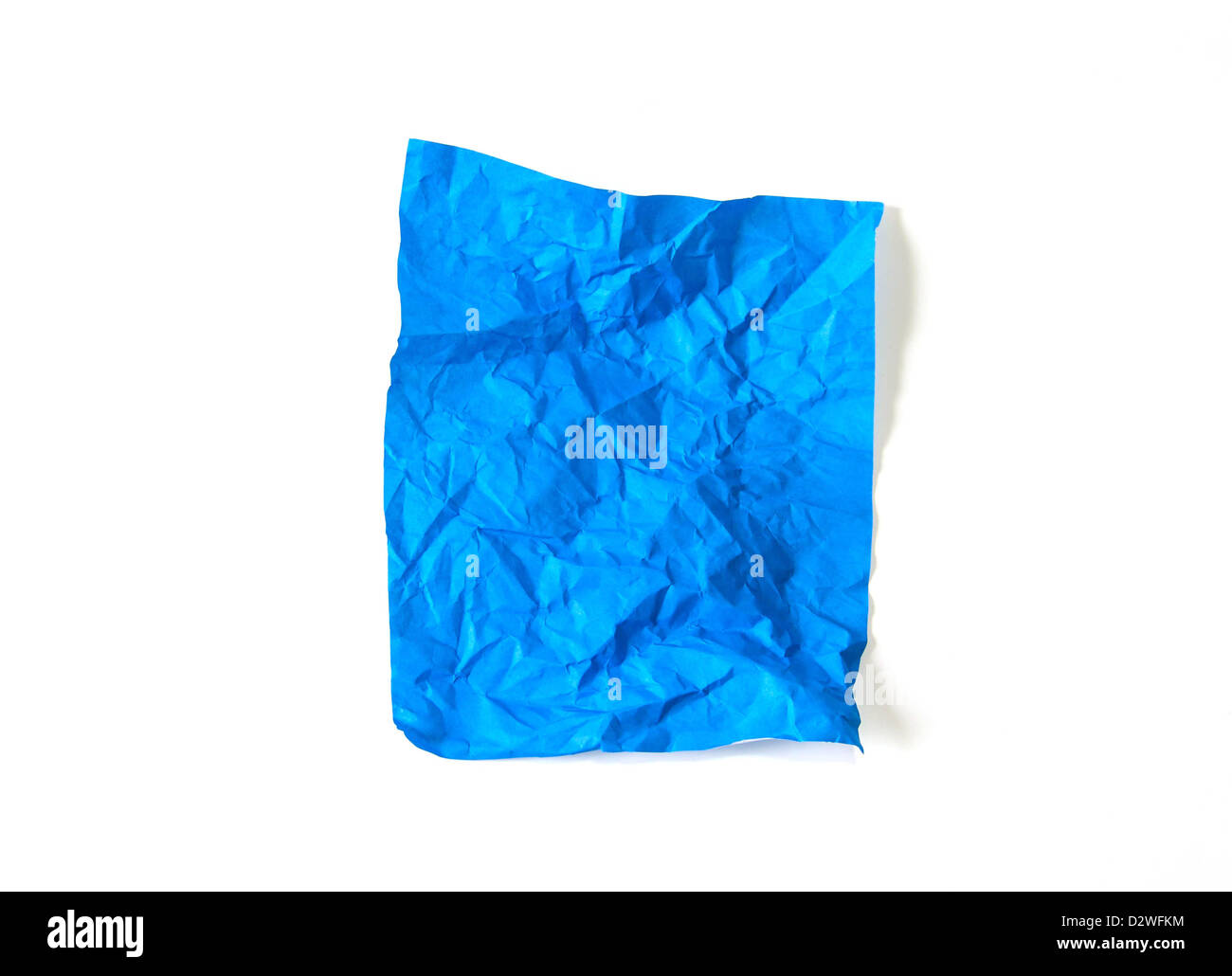 Soft blue crumpled paper Cut Out Stock Images & Pictures - Alamy
