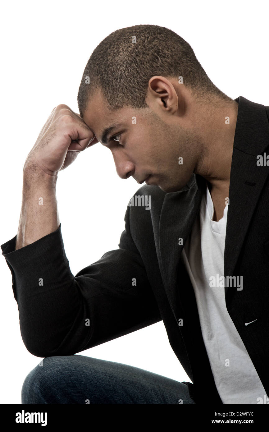 Man Pose The Thinker High Resolution Stock Photography and Images - Alamy