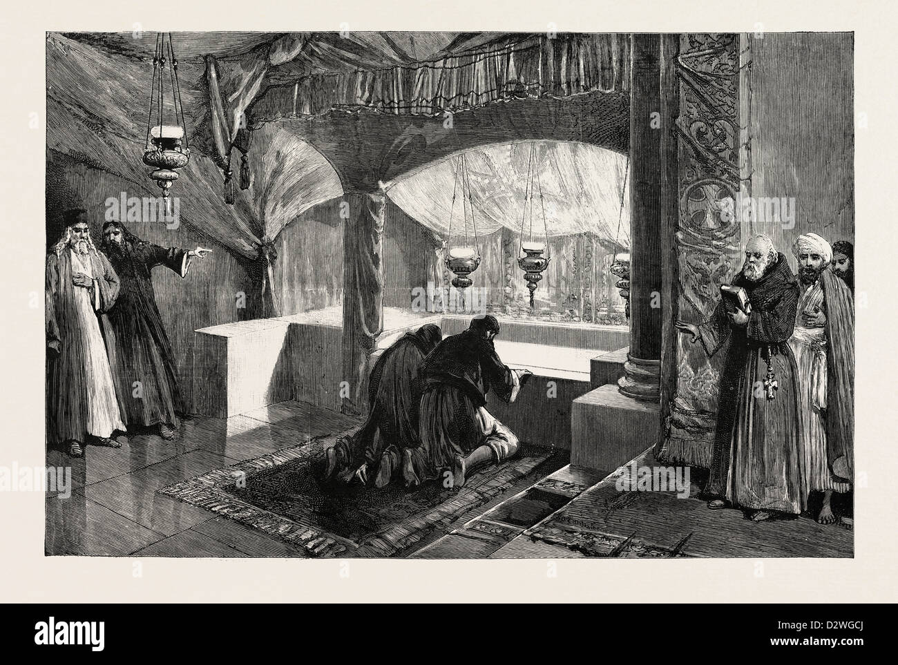 THE GROTTO OF THE NATIVITY BETHLEHEM Stock Photo - Alamy