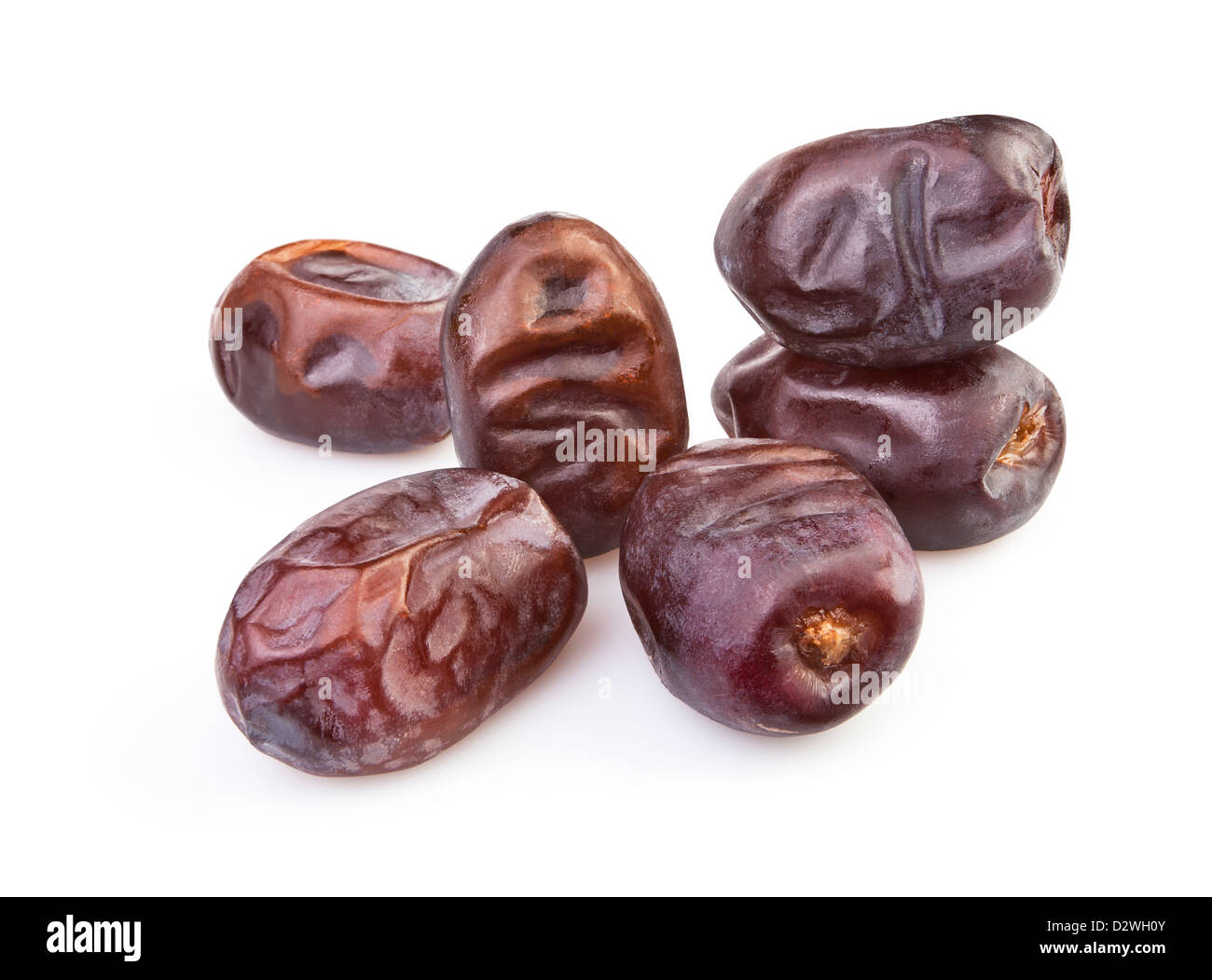 dates fresh many on white background Stock Photo - Alamy