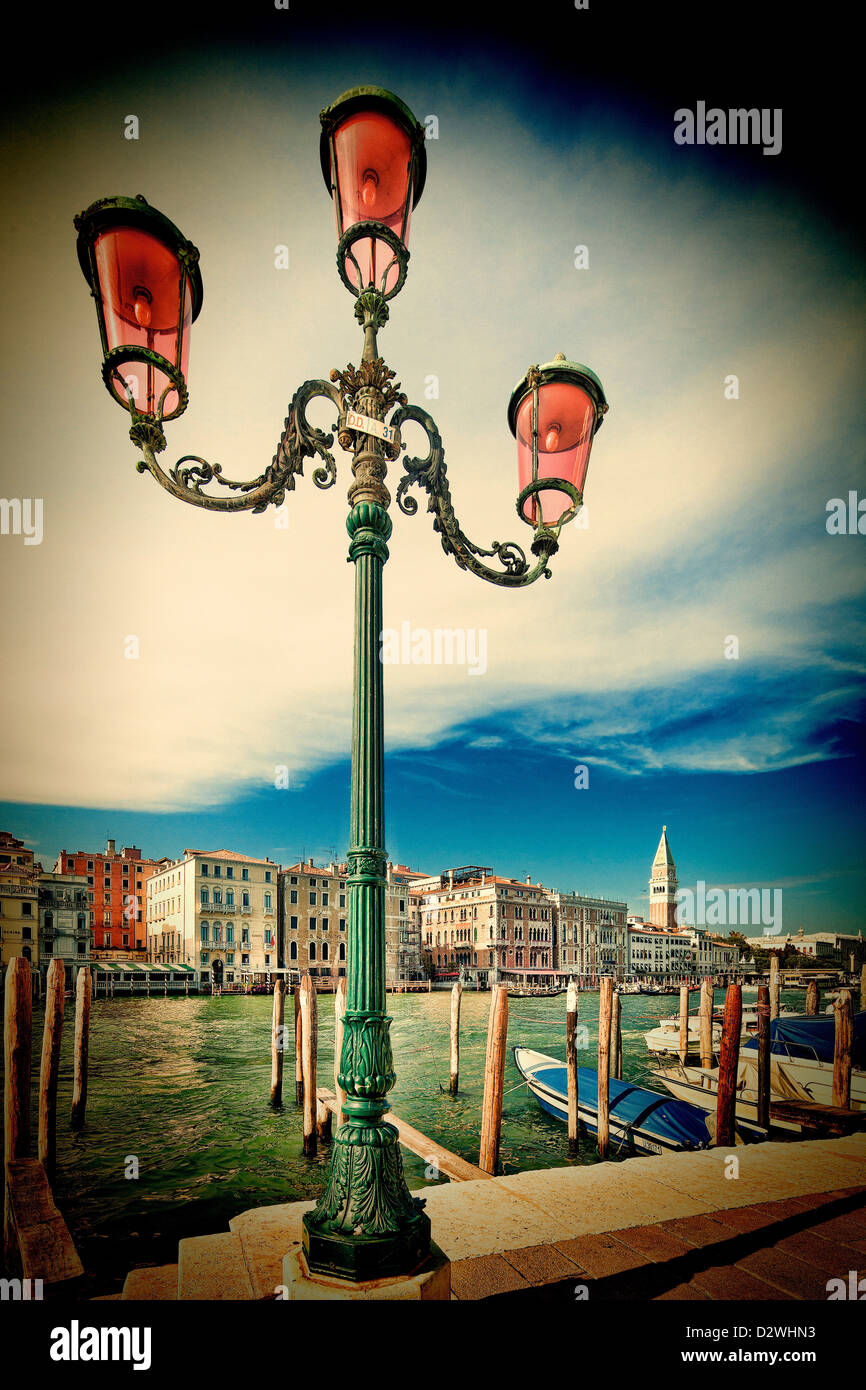 Venetian streetlight hi-res stock photography and images - Alamy