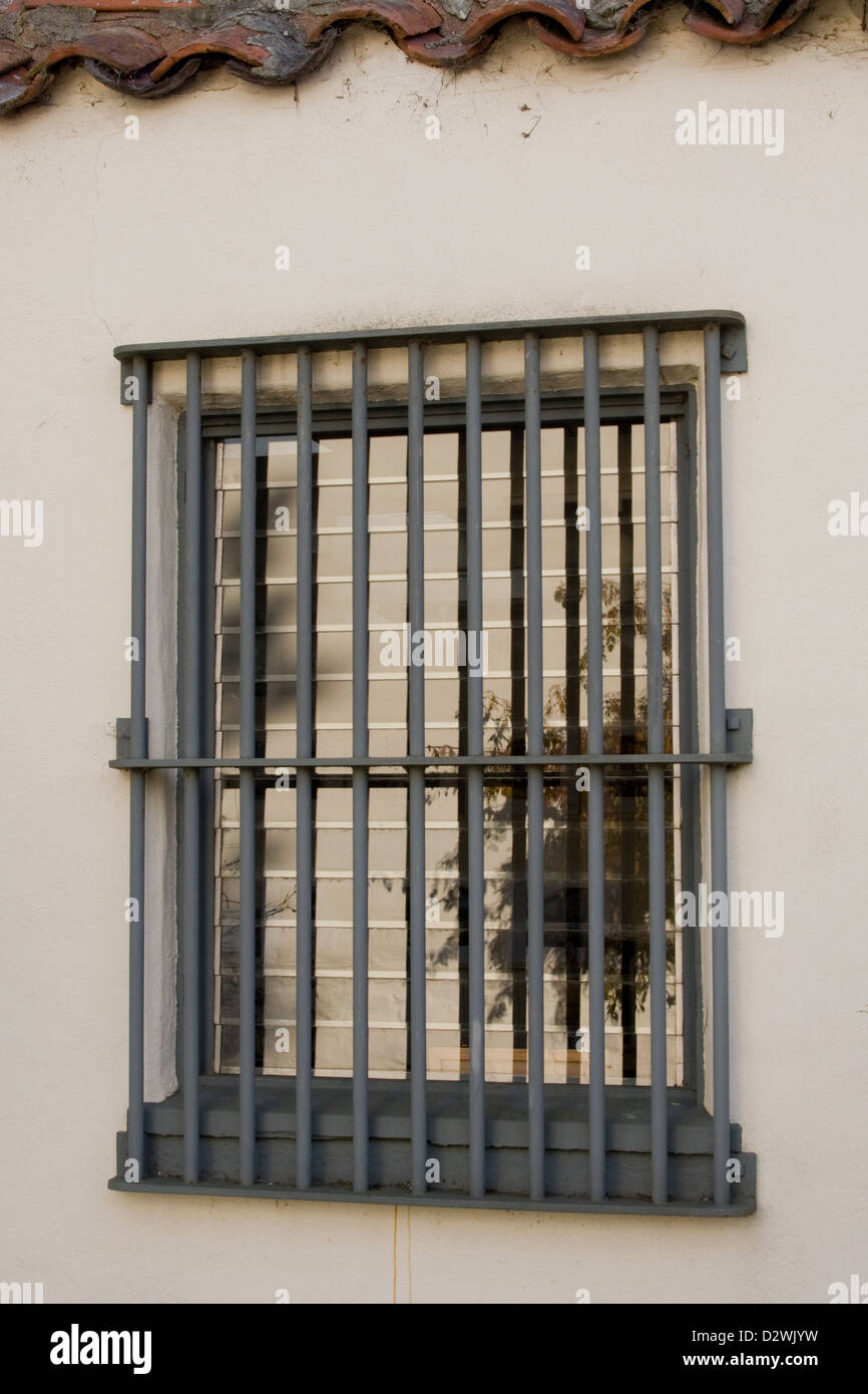Barred window hi-res stock photography and images - Alamy