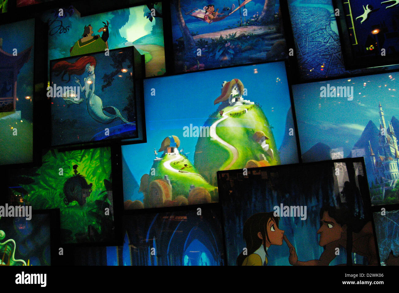 Disney movies collage hi-res stock photography and images - Alamy