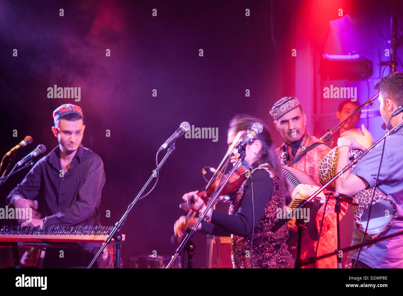 Israel.The Alaev Family, a multigenerational ensemble playing ...