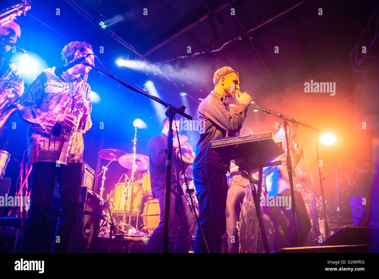 Israel.The Alaev Family, a multigenerational ensemble playing ...