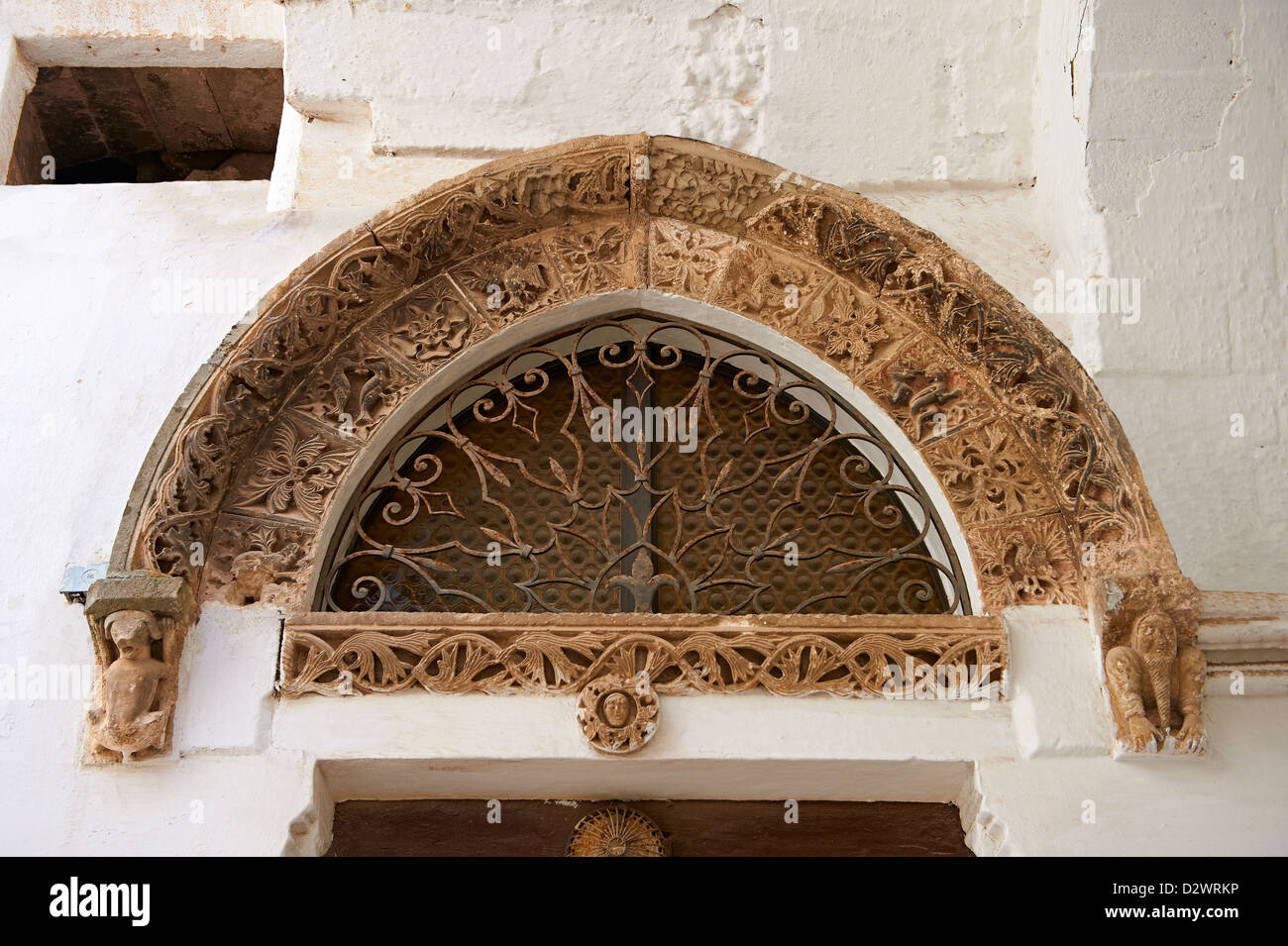 Medieval relief sculptures from 1432 on the Church of San Giacomo di ...