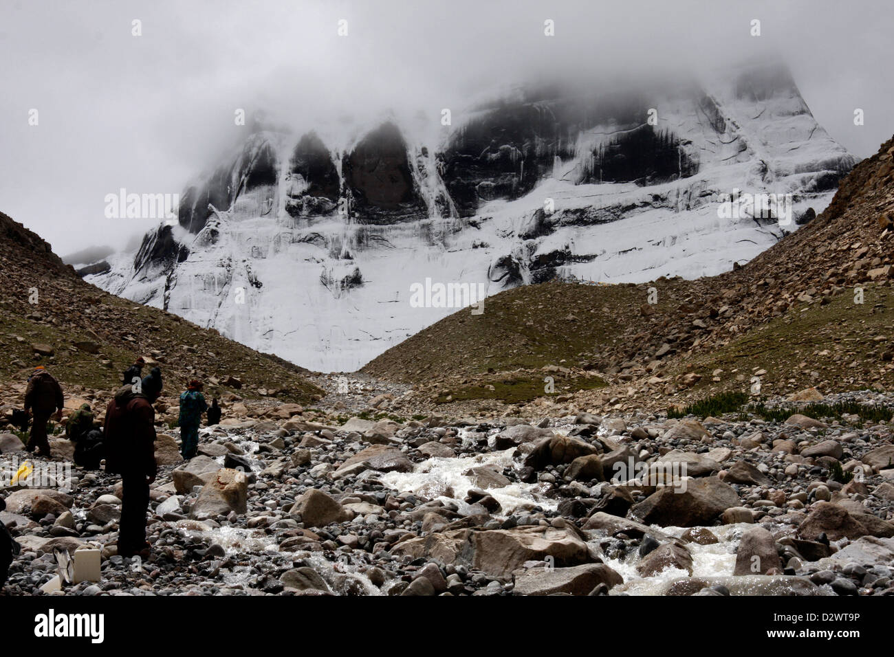 Holy Mount Kailash in western Tibet Stock Photo - Alamy