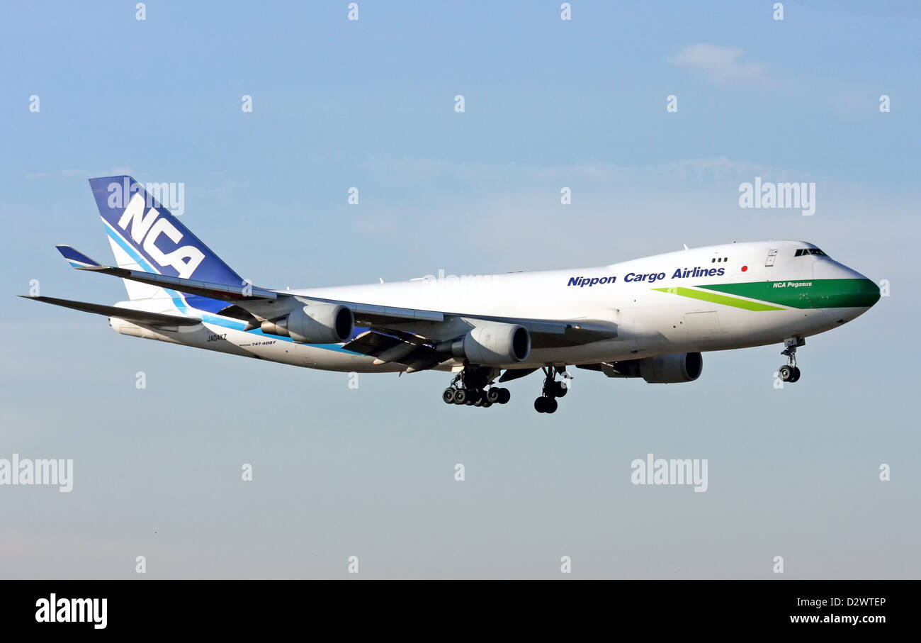 Nippon Cargo Airlines, Boeing 747-400F Stock Photo - Alamy