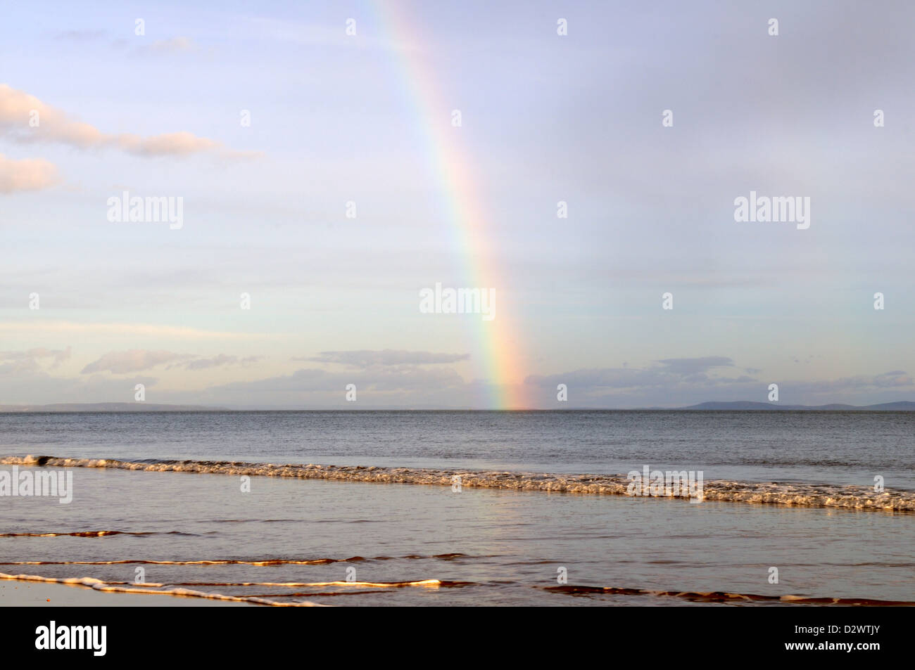 Rainbow over wales hi-res stock photography and images - Alamy