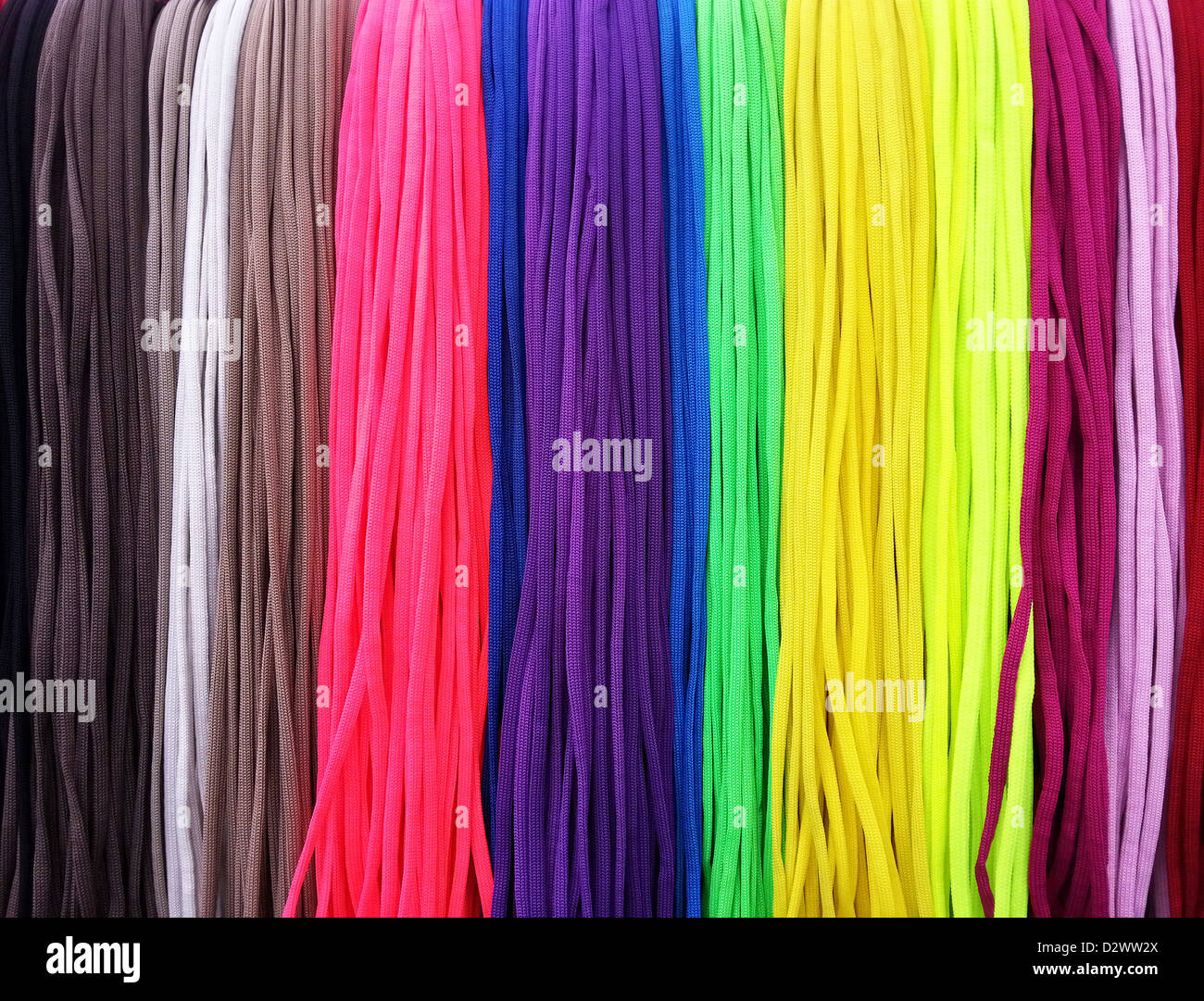 Rainbow shoelaces hi-res stock photography and images - Alamy