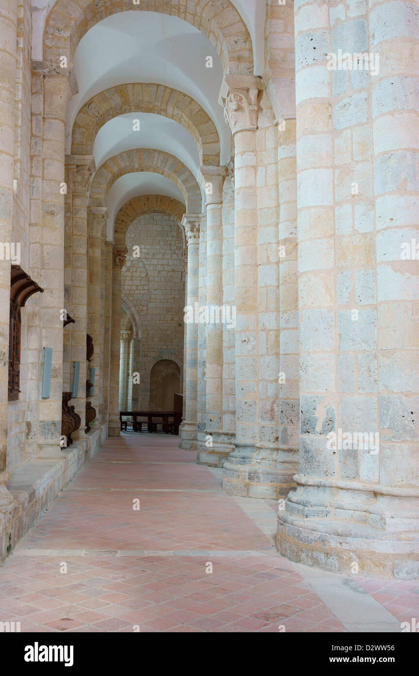 Moirac Cluniac romanesque church Notre Dame Lot et Garonne Stock Photo ...