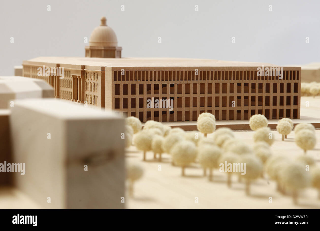Berlin, Germany, model of the Berlin City Palace Stock Photo - Alamy