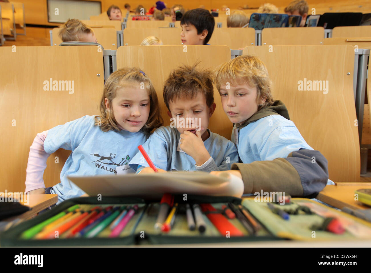 German girls students hi-res stock photography and images - Alamy