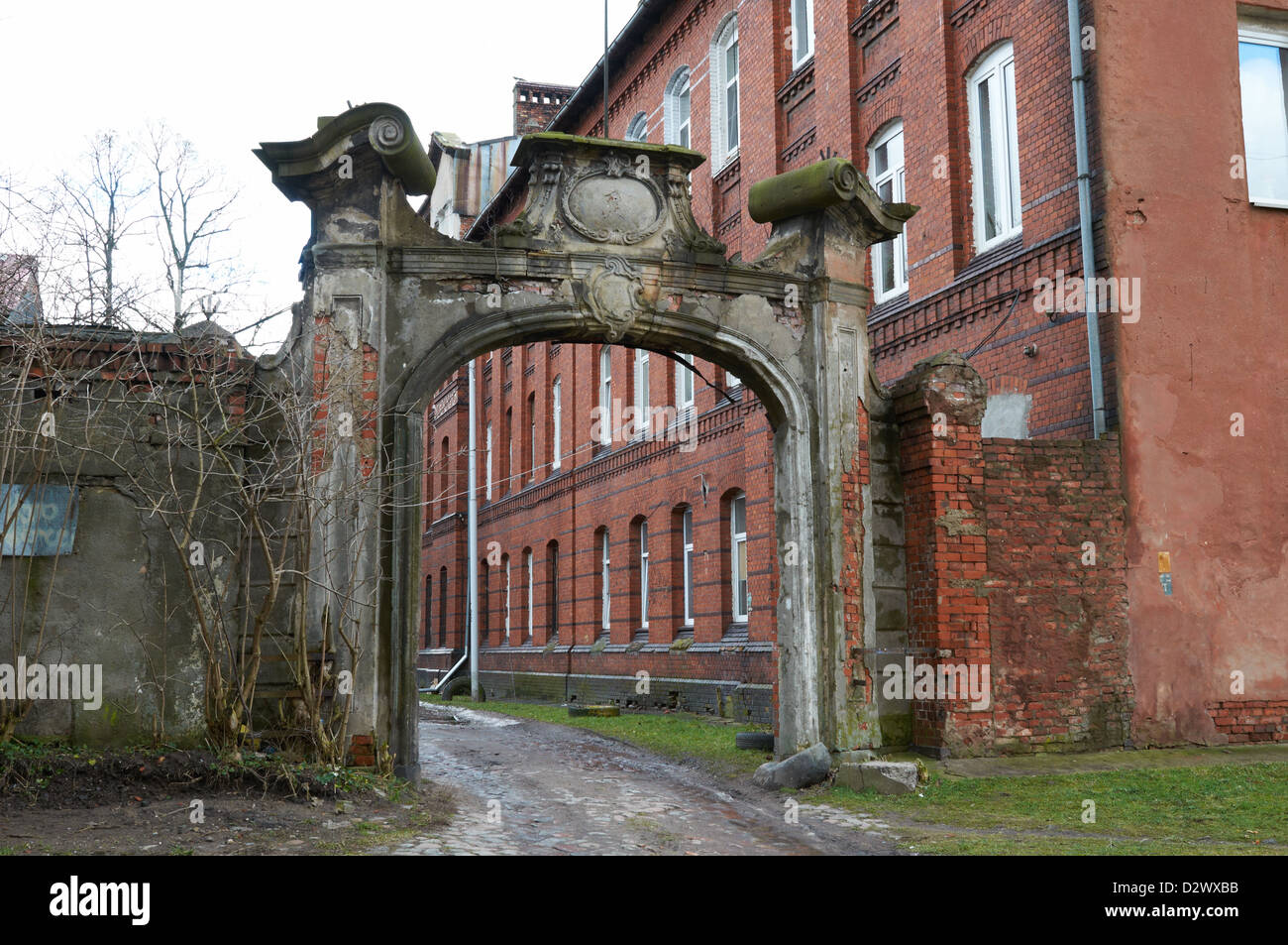 Old architecture of Kaliningrad Stock Photo - Alamy