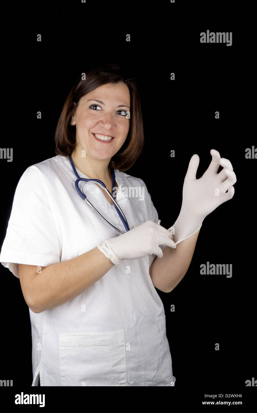 happy medical girl Stock Photo - Alamy
