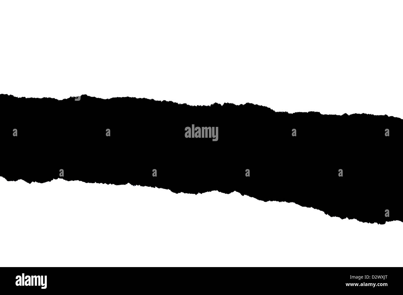 Ripped black and white paper Stock Photo - Alamy