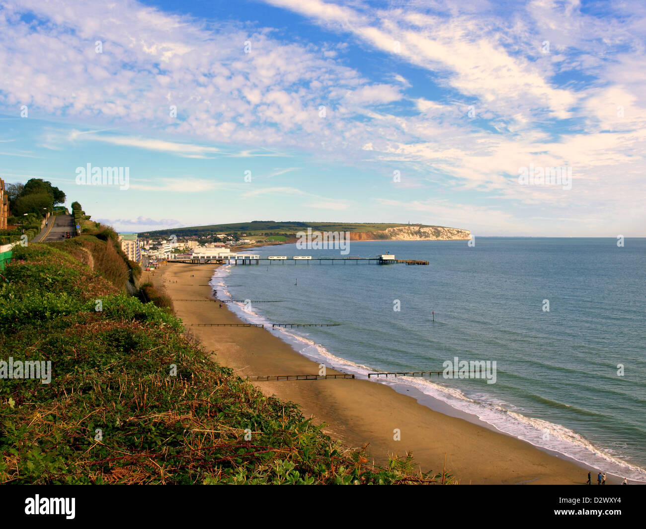 Sandown Bay, Isle of Wight Stock Photo - Alamy