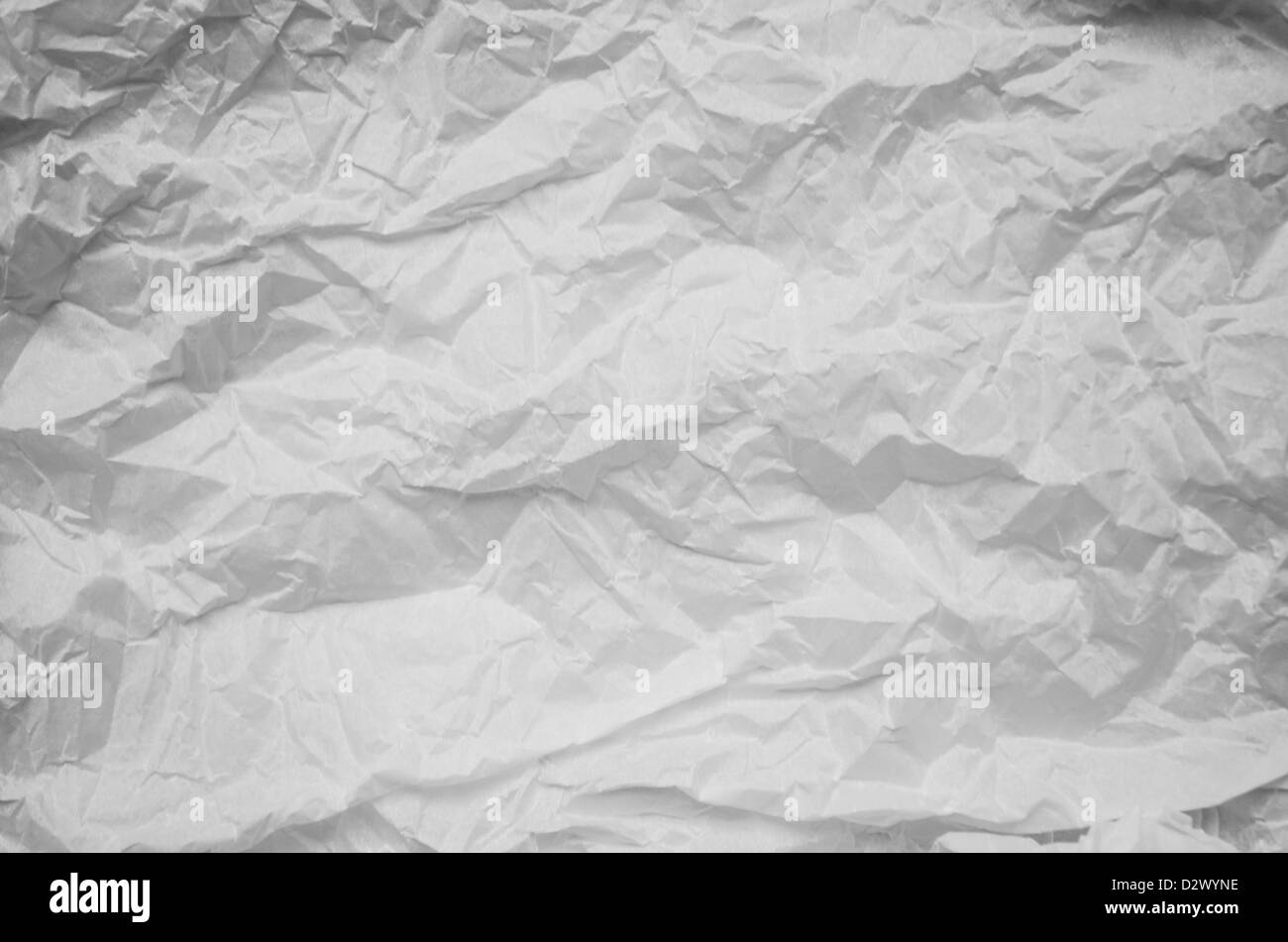 White crumpled paper background texture Stock Photo - Alamy