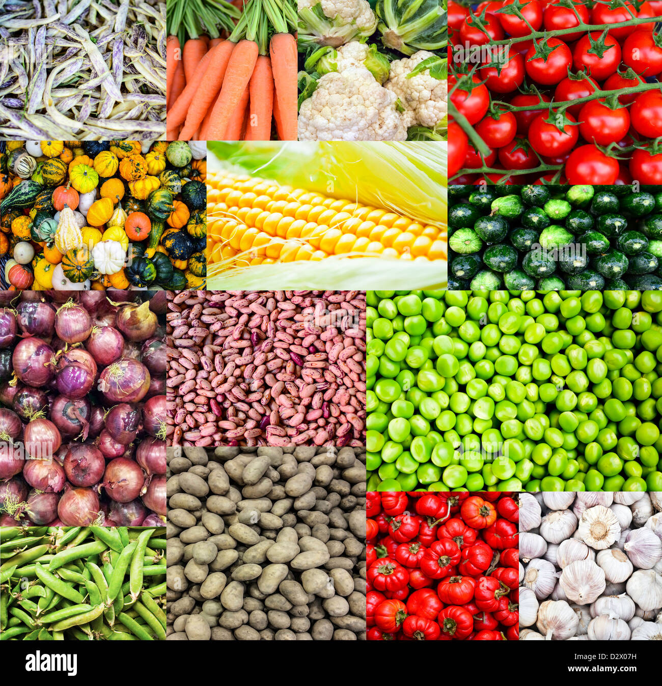 Fresh vegetables collage Stock Photo - Alamy